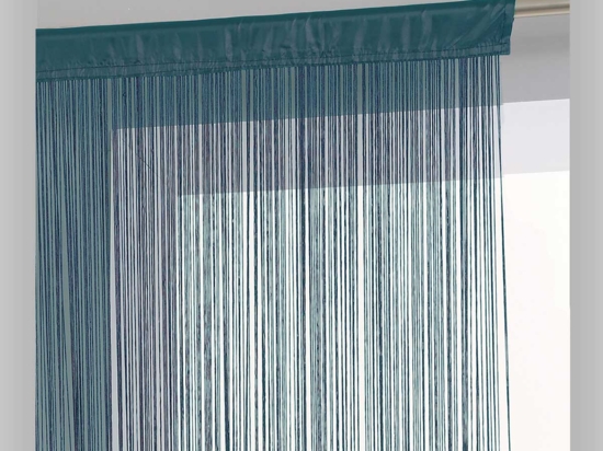 Rideau de fils unis et colorés | HomeMaison