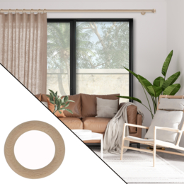 Lot de 10 anneaux en bois | HomeMaison